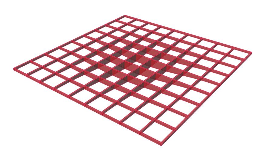 Tapered girder grid • parametric by design